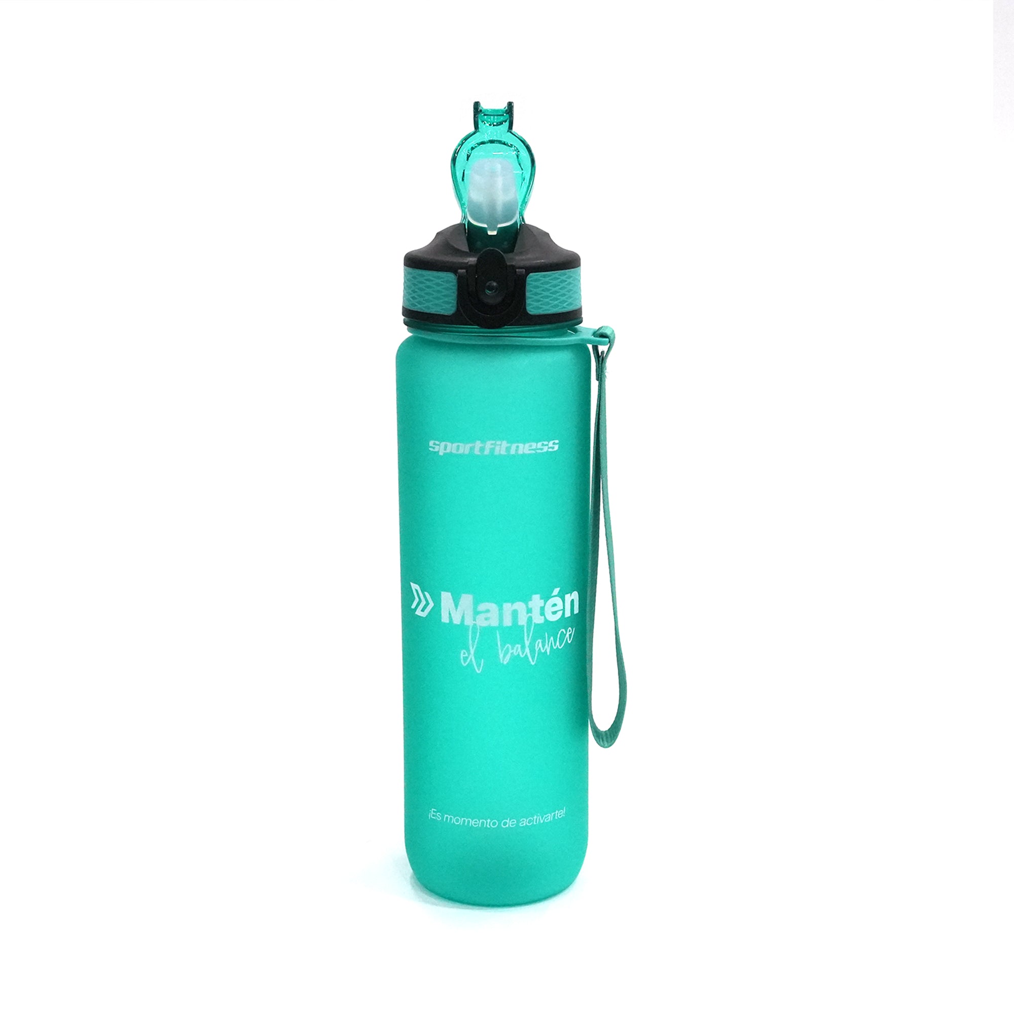 Botella deportiva (1 lt) Monocolor Verde | Sportfitness